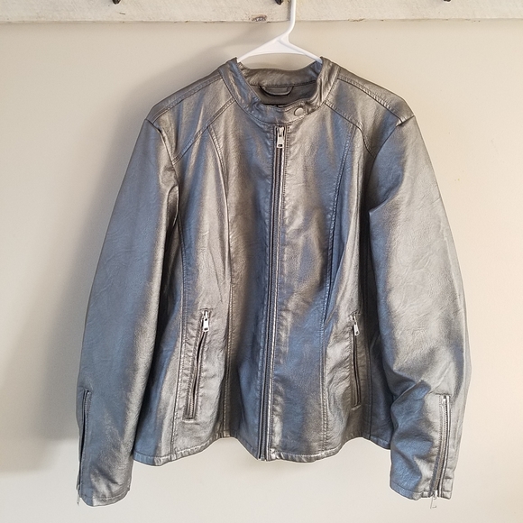 Jackets & Coats | Metallic Bomber Jacket | Poshmark